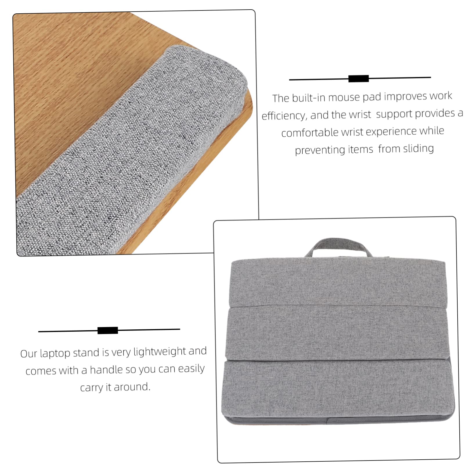 Ciieeo 1pc Laptop Desk Foldable Laptop Bed Table Bed Laptop Table Laptop Cooling Stand Folding Lap Desk Breakfast Food Tray Bed Study Desk Bed Desk Lazy Table Cloth on The Lap Student