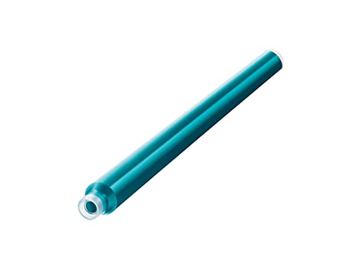 Pelikan 4001 GTP/5 Ink Cartridges for Fountain Pens, Turquoise, 1.4ml, 5 Pack (310656)