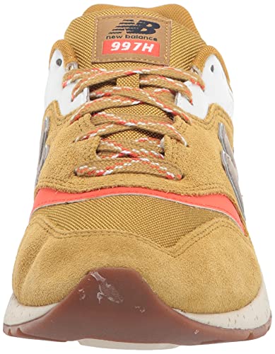 New Balance Men's 997H V1 Classic Sneaker, Gold Moss/Black, 9