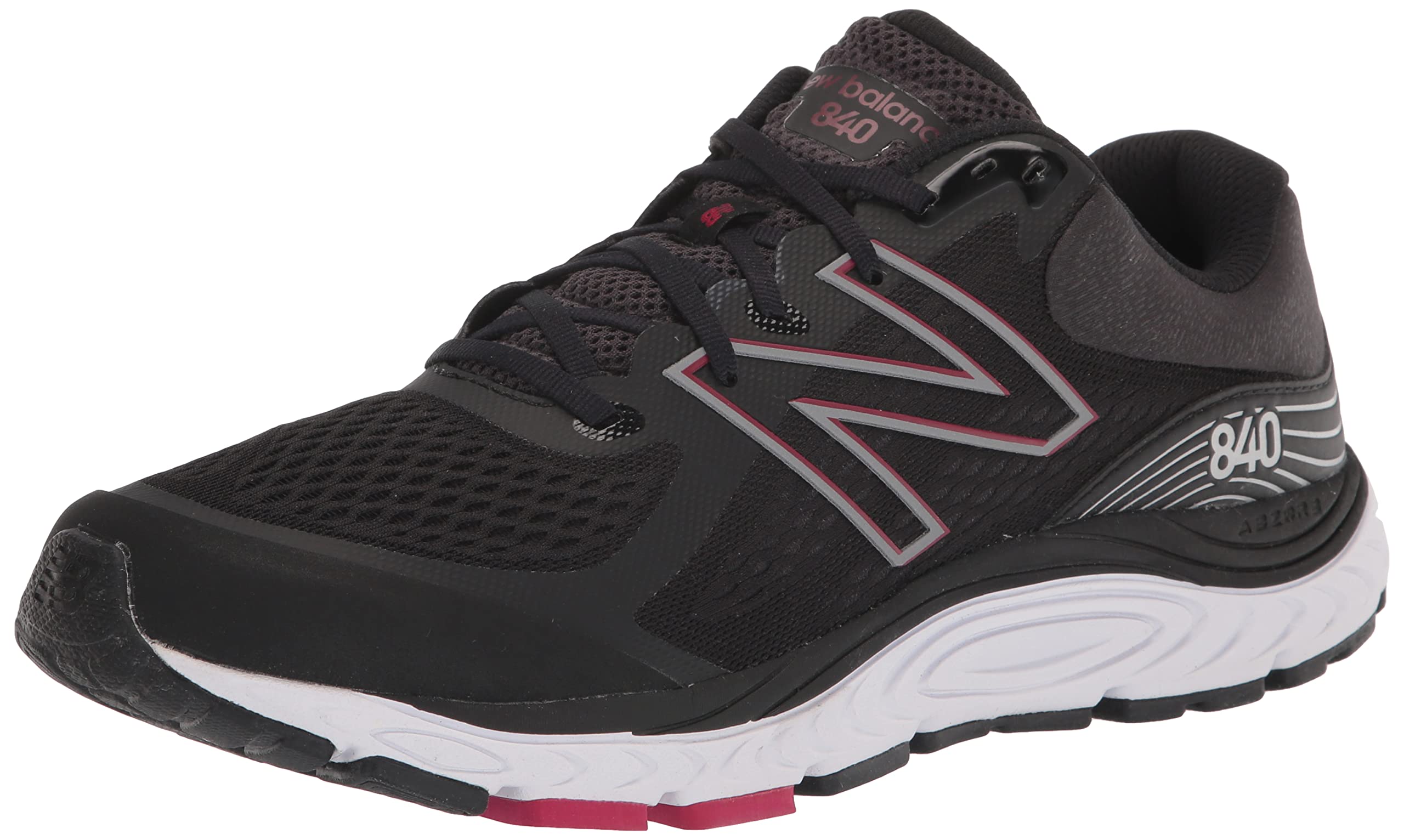 New Balance Men's M840BR5 Running Shoe, Black/Horizon, 12 Wide
