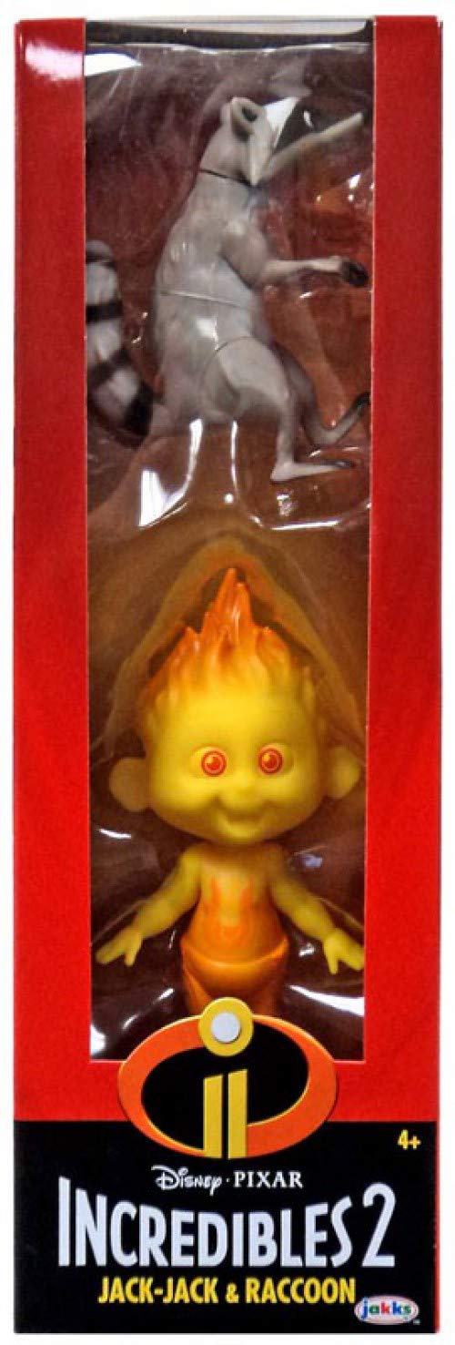 The Incredibles 2 Jack-Jack & Raccoon Action Figures 12" Scale