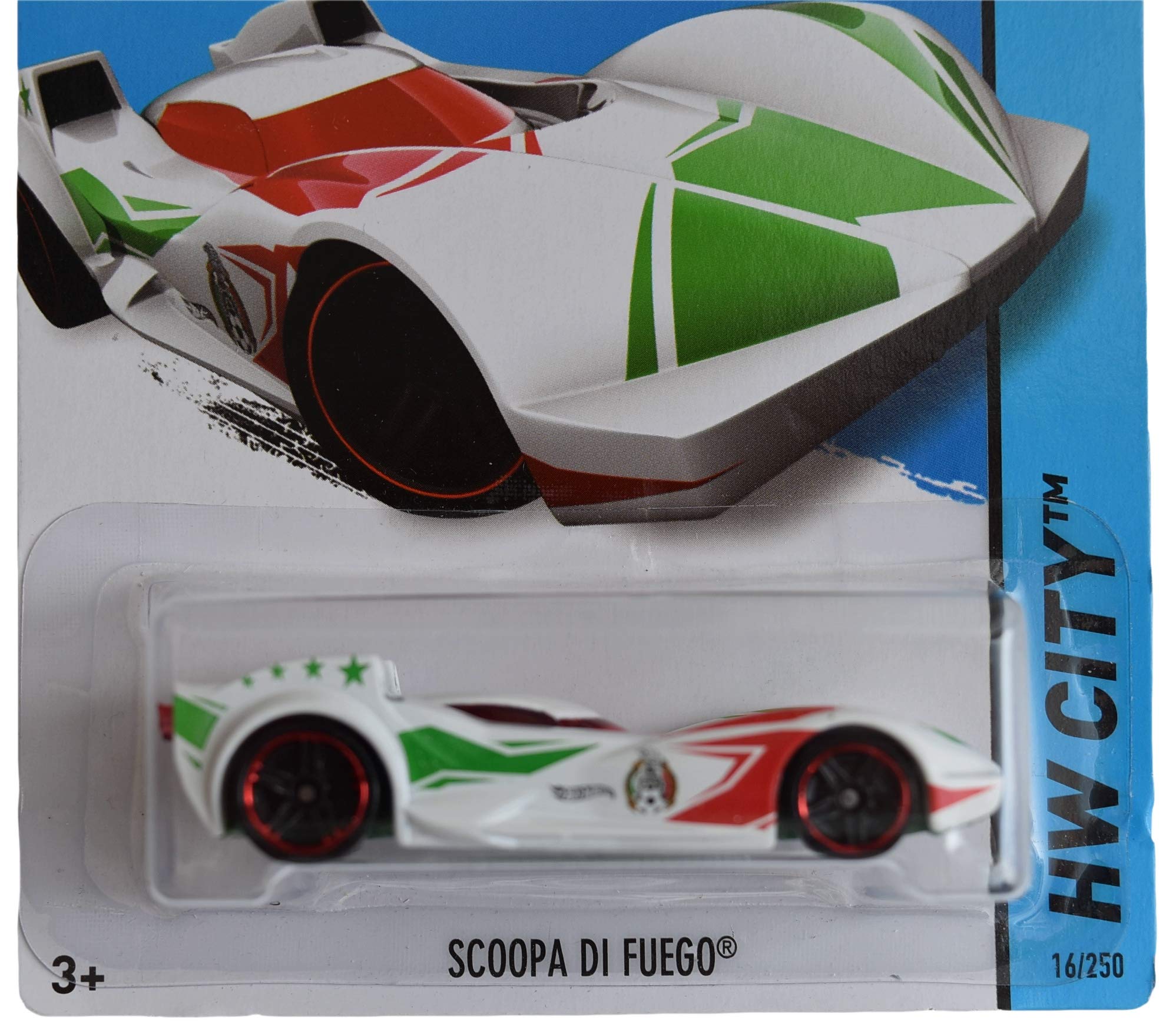 Hot Wheels City Series Scoopa Di Fuego 16/250, White