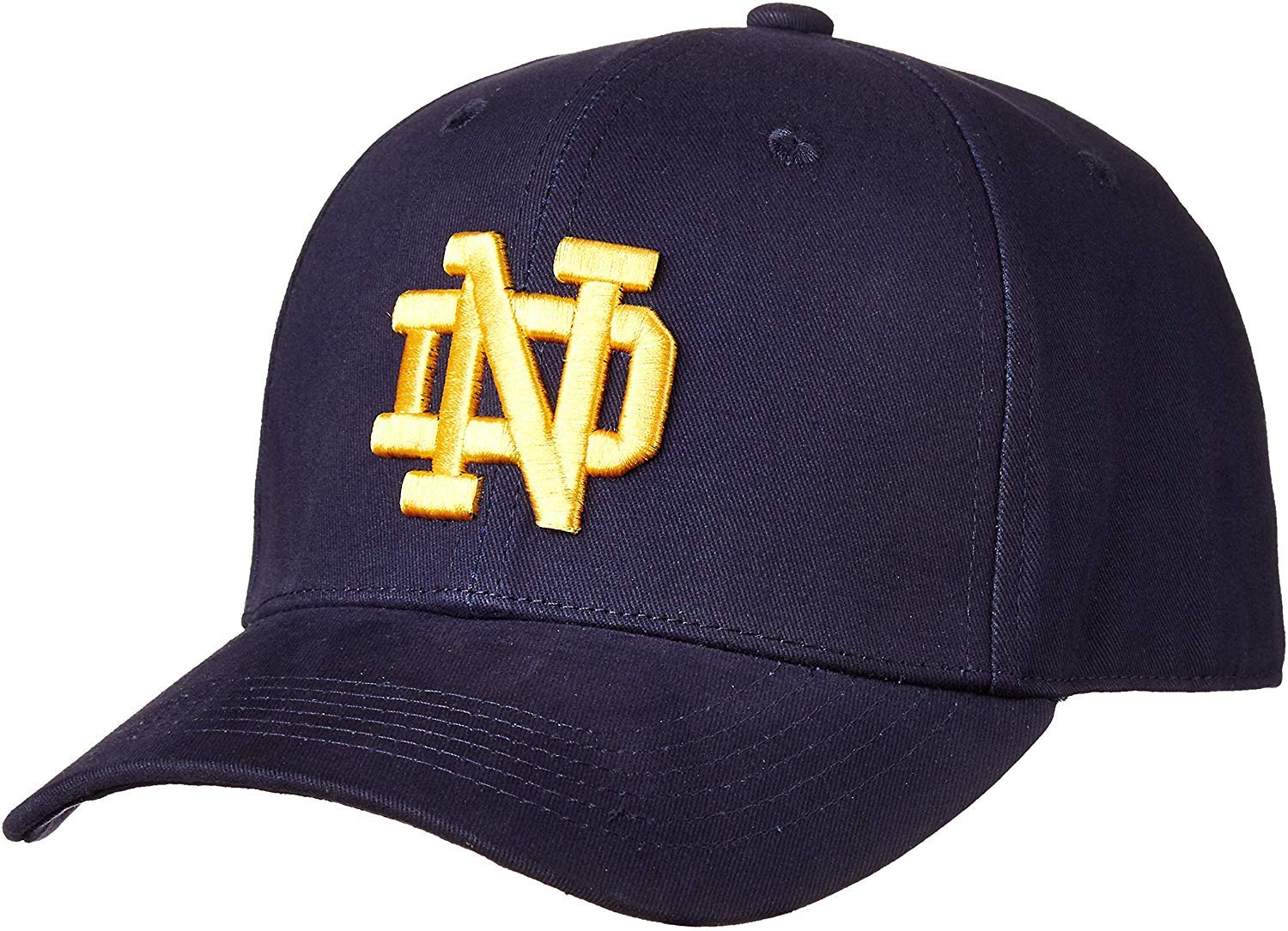 Collegiate Hats - Fitted Caps Adjustable Hats and Snapbacks Available (XL Fitted Hat, ND)