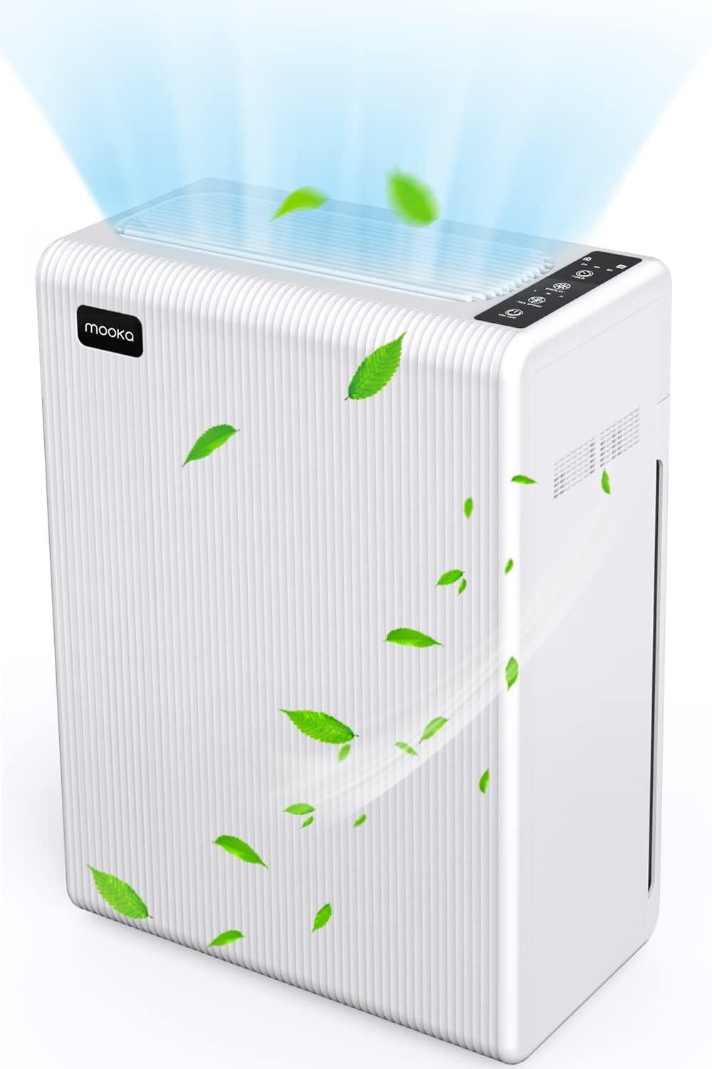 E-300L Air Purifier Official H13 Replacement Filter Compatible with MOOKA and MOOKA FAMILY E-300L Air Purifiers (White 2PC)