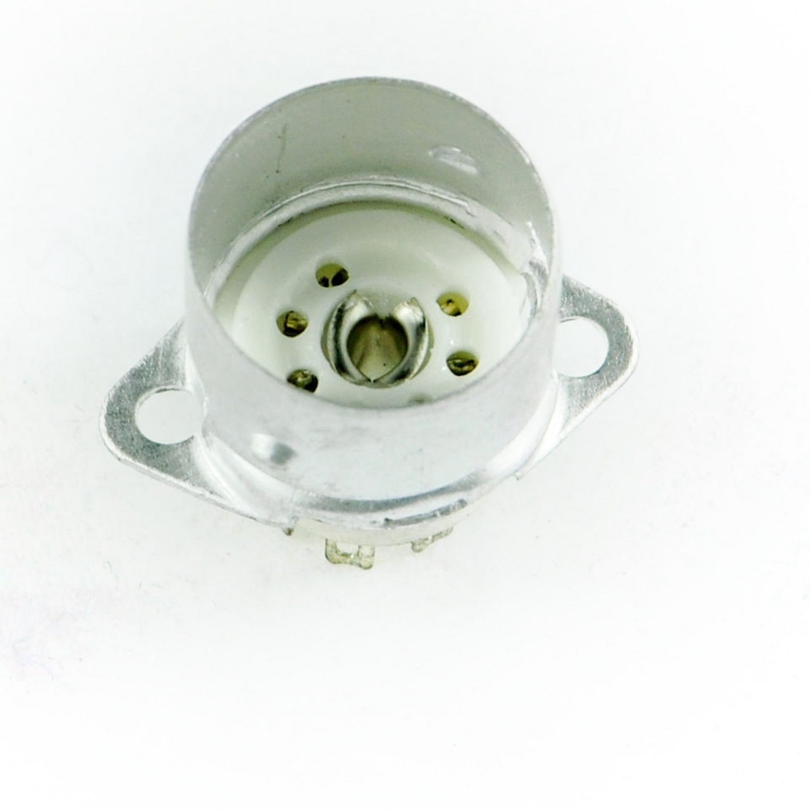 Cary 4pcs Mini 7pin Ceramic Vacuum Tube Sockets Valve Base for Aee91 Ec92 Audio Amps