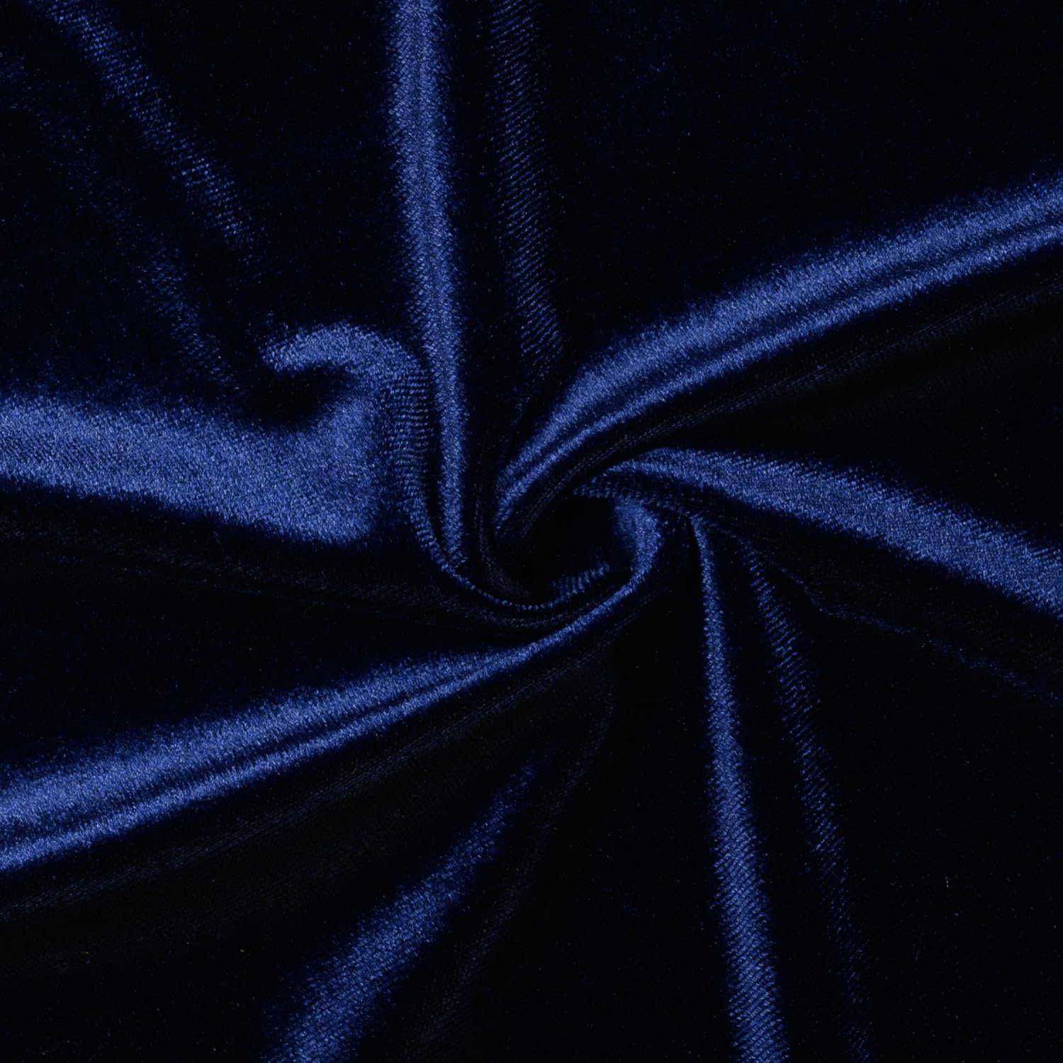 Pico Textiles 2 Yards Bolt - Navy Stretch Velvet Fabric - Sold by The Bolt - Variety of Colors - Ideal for Sewing Apparel, Dresses, Skirts, Costume and Craft