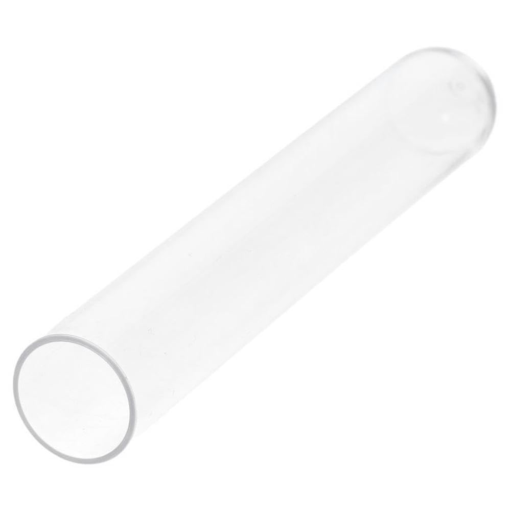 HOBBYIN 20Pcs Clear Plastic Test Tubes with Blue Caps,16×100mm Clear Tube for Scientific Experiments, Halloween, Christmas