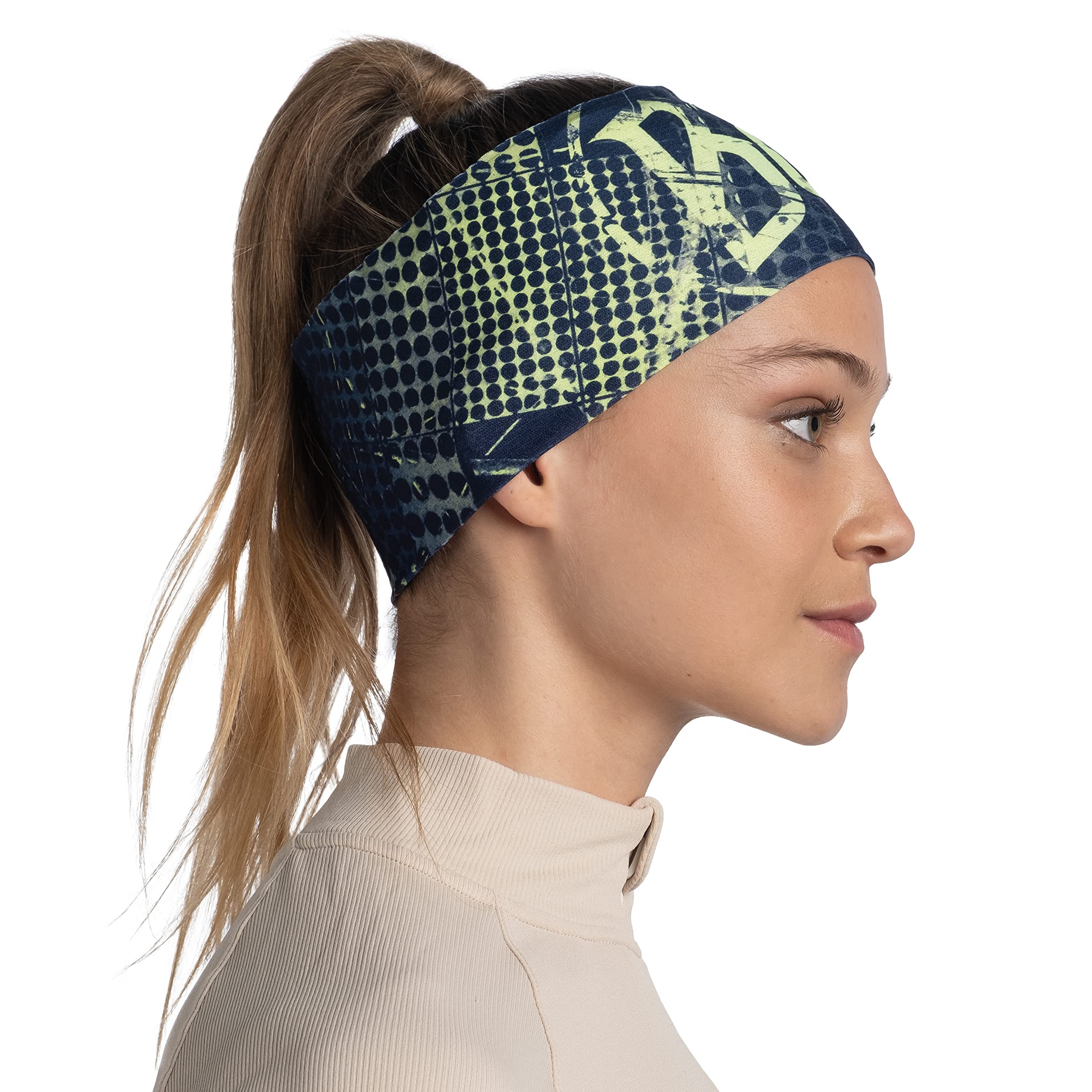 Buff Unisex Ultrastretch Coolnet UV Wide Headband - Blue