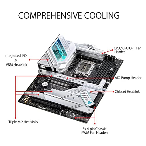 INLAND Performance 2TB GEN 4 PCIE 4.0 NVMe Internal SSD + Intel Core i9-12900K Desktop Processor with ASUS ROG Strix Z690-A Gaming WiFi D4 Motherboard