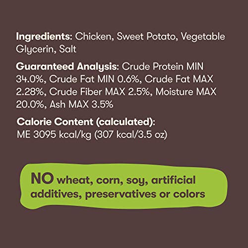 Pet 'n Shape Sweet Potato Chews Jerky Dog Treats - 1 Pound