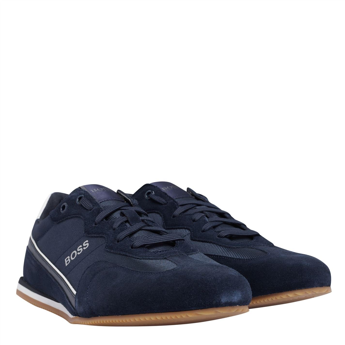 BOSS Men's Sneaker, Dark Blue, 9