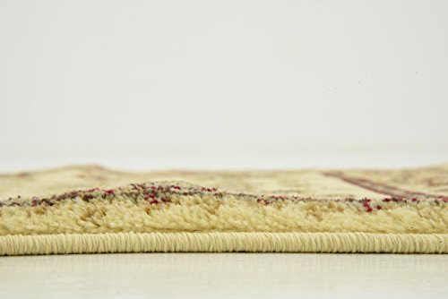 Unique Loom Voyage Collection Traditional Oriental Classic Intricate Design Area Rug (2' 7 x 10' 0 Runner, Ivory/Gold)
