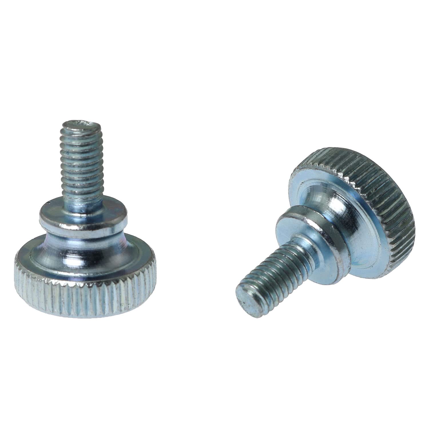 DZS ELEC 10pcs 10mm Knurled Hand Screw M5 Flat Knurled Head Fully Threaded Thumb Screw