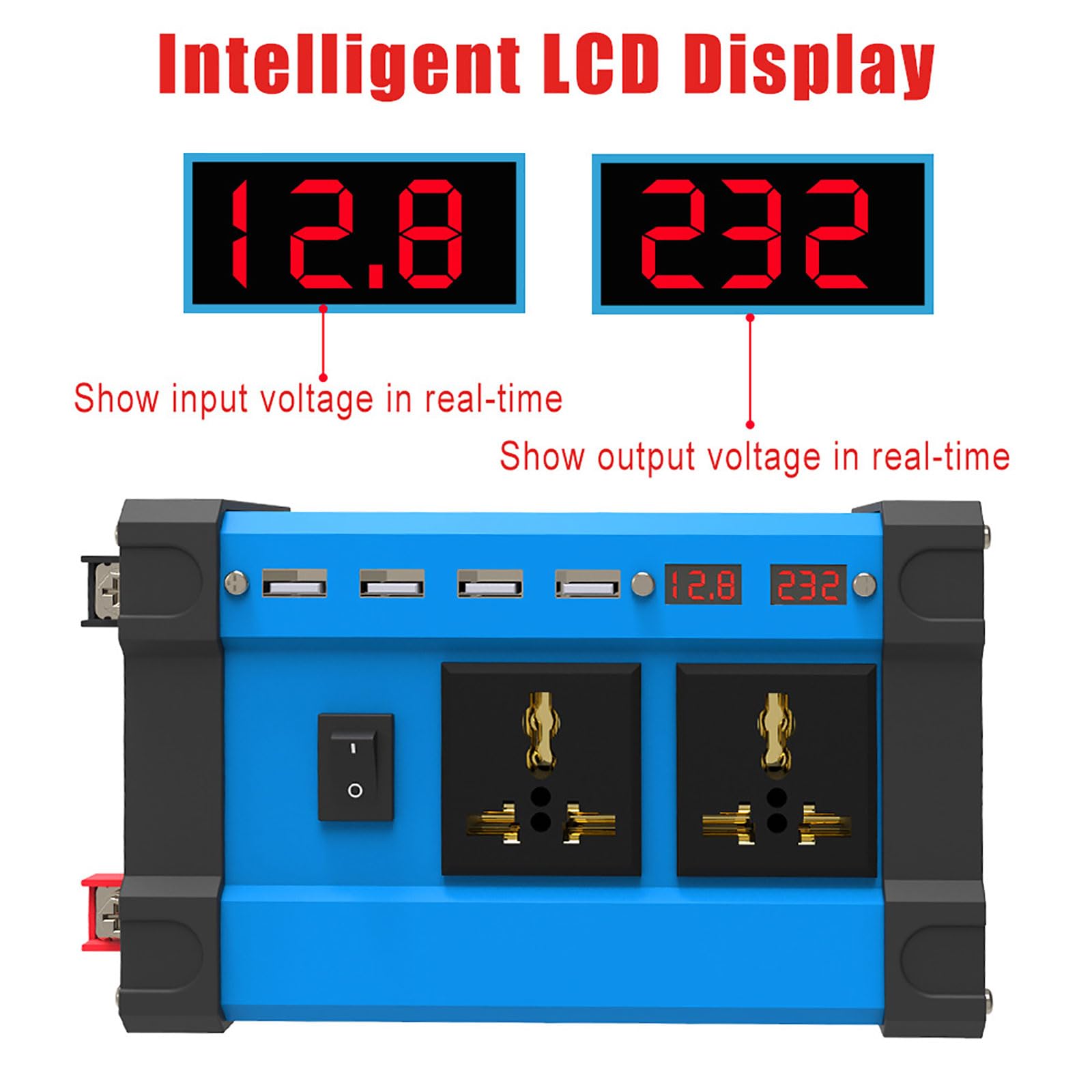 CANEVE Solar Kit, 50W18V Waterproof Folding Solar Panel, Built-in 50A Controller, 4 USB+LCD Dual Digital Smart Displays, Suitable for Homes, Rvs, Boats, and Outdoor Camping,300W220V