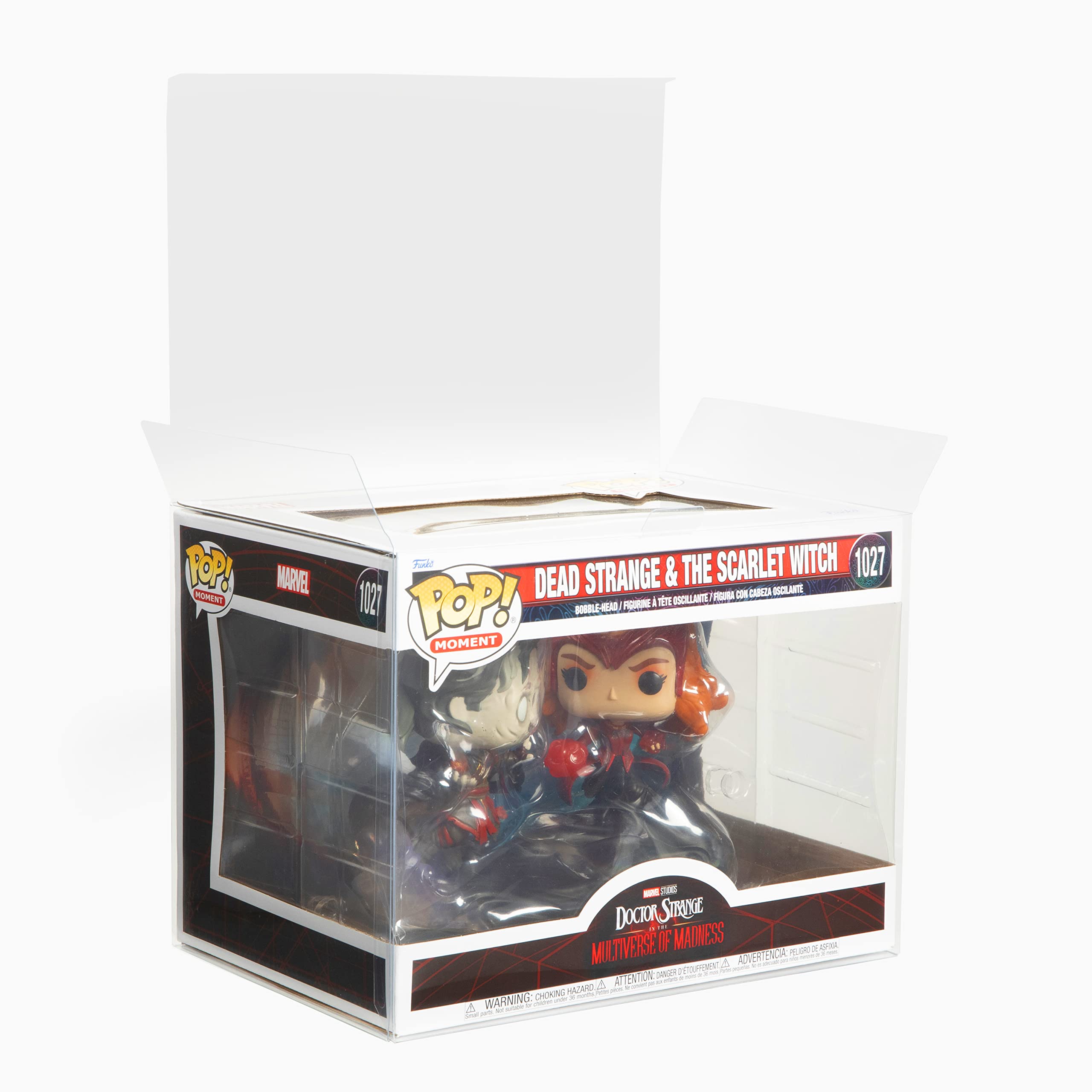 EcoTEK Protectors Anime Moments Funko Pop Protector with Locking Tab - Crystal Clear, Heavy Duty, Acid-Free Storage Box and Display Case with Film, 0.45mm Thickness (2 pcs)