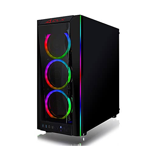 CLX SET Gaming PC - Intel Core i9 10850K 3.6GHz 5.2GHz, GeForce RTX 3060 Ti, 960GB SSD, 4TB HDD, 32GB DDR4 RGB Memory, 240 mm AIO, WiFi, Windows 11 Home, Black