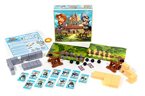 Vesuvius Media Catapult Kingdoms Board Game (KICKSTARTER Exclusive) Ready, aim, Launch The catapults β Knock Down All Your opponent's Troops to Win