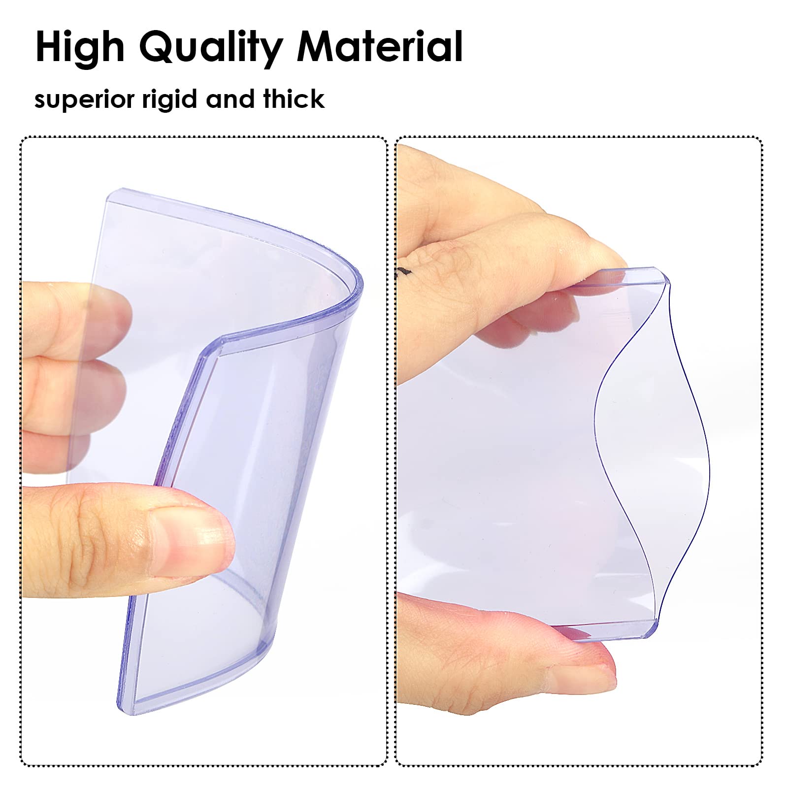 CampFENSE 3" x 4" Trading Card Top Loader, Clear Card Sleeves for TCG Cards (50 Count), Hard Plastic Top Loader Card Holders Fits YGO, MTG, Baseball Football Card