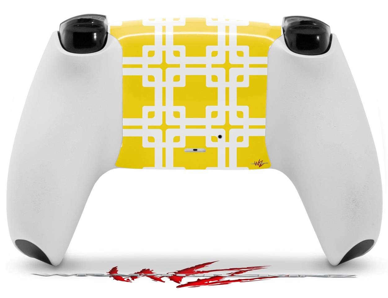 WraptorSkinz Skin Wrap compatible with Sony PS5 DualSense Controller Boxed Yellow (CONTROLLER NOT INCLUDED)