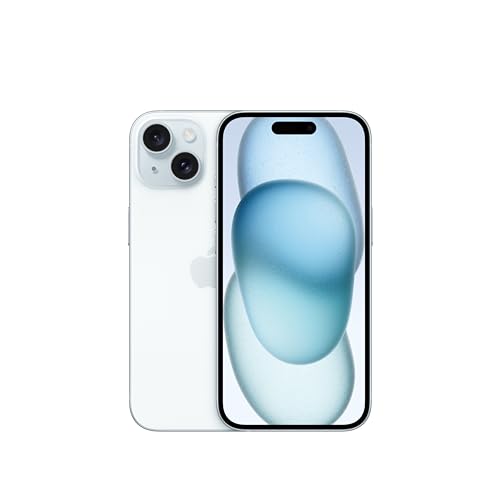 Boost Infinite iPhone 15 (256 GB) — Blue [Locked]. Requires unlimited plan starting at $60/mo.