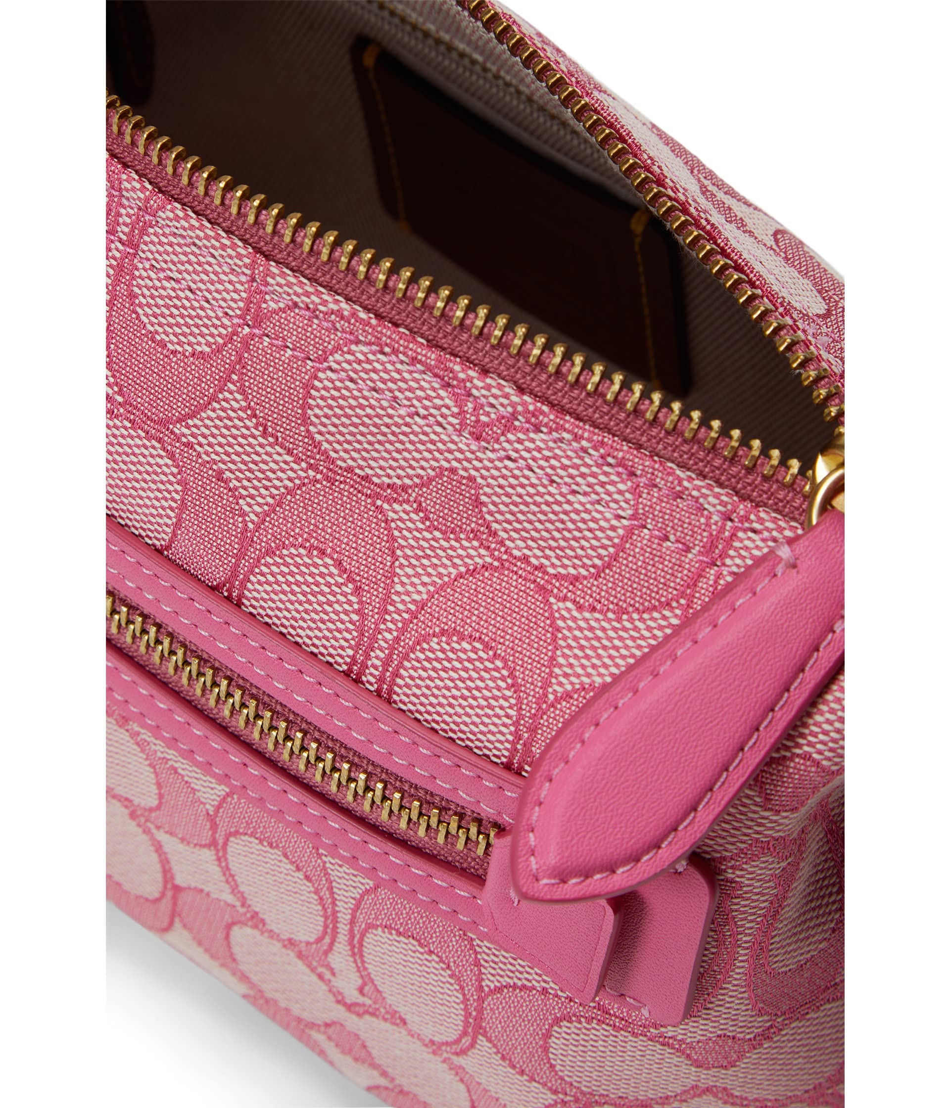 COACH Signature Jacquard Demi Bag Petunia Petunia One Size