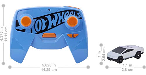 Hot Wheels RC 1:64 Scale Rechargeable Radio-Controlled Racing Cars for On- Or Off-Track Play, Includes Car, Controller & Adapter for Kids 5 Years Old & Up