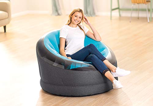 Intex Inflatable Empire Chair, 44" X 43" X 27", Color May Vary, 1 Pack
