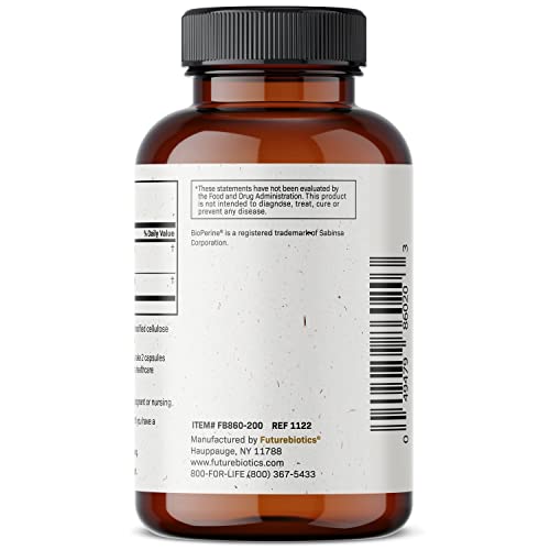 Futurebiotics Ashwagandha Capsules Extra Strength 3000mg - Stress Relief Formula, Natural Mood Support, Stress, Focus, and Energy Support Supplement, 200 Capsules