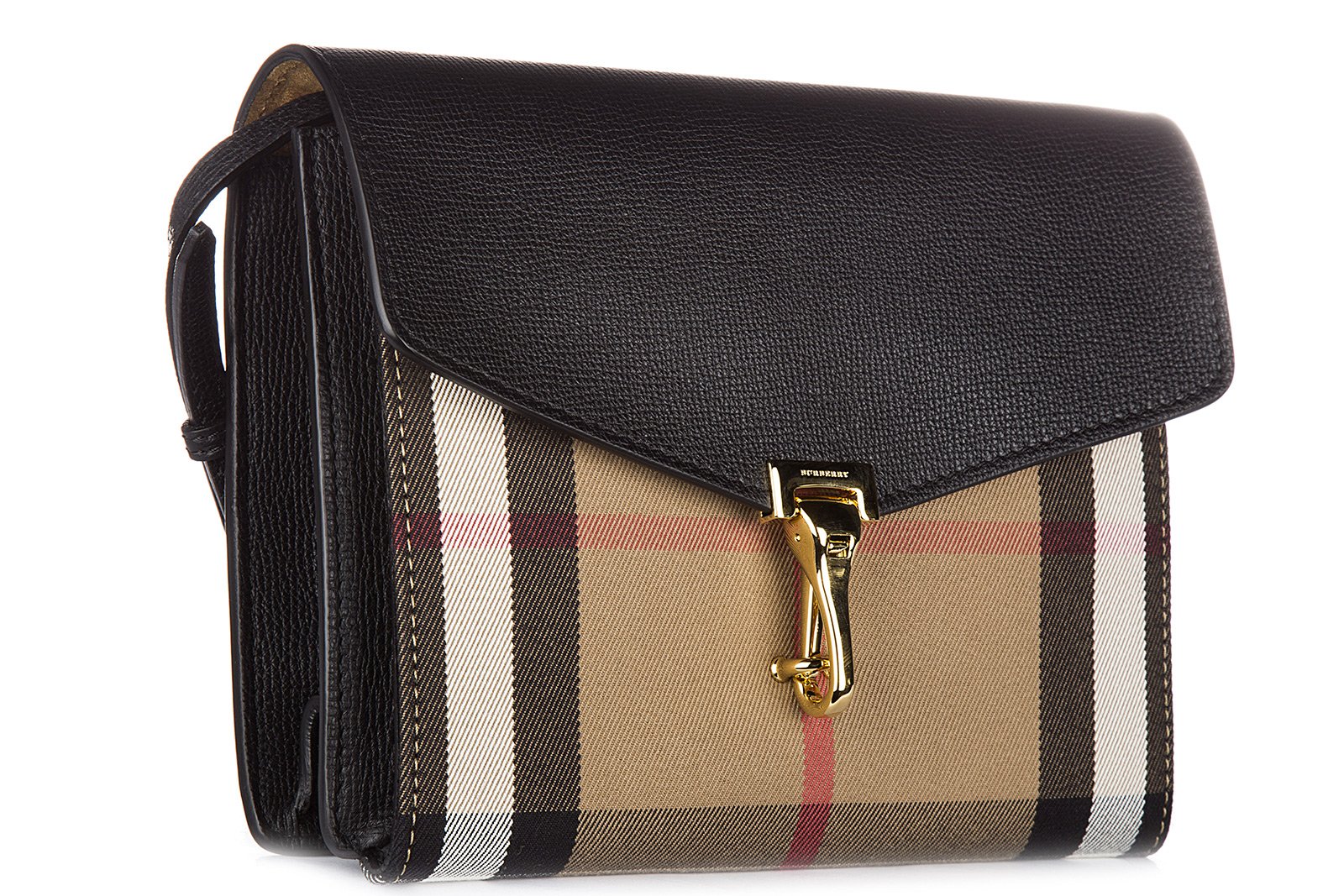 BURBERRY House Check Crossbody Bag 3980825, Black