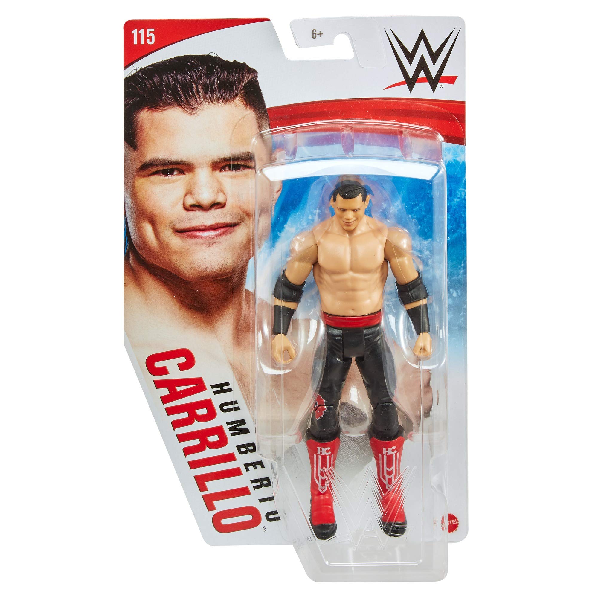 WWE Humberto Carrillo Action Figure, Posable 6-in Collectible for Ages 6 Years Old and Up