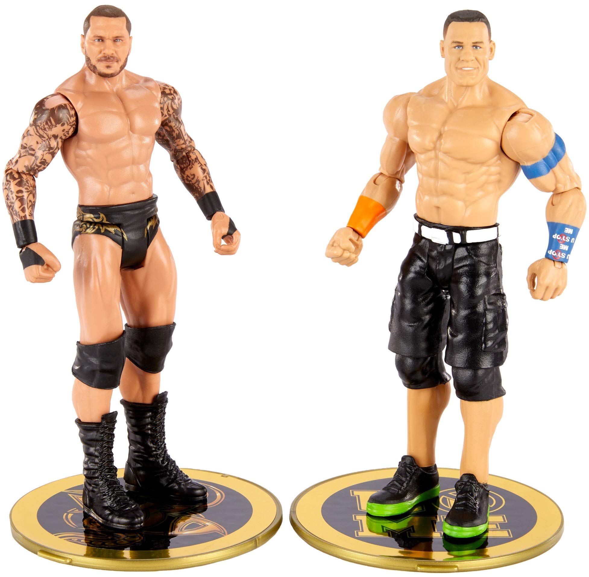 βWWE John Cena vs Randy Orton Championship Showdown 2 Pack 6 in Action Figures Friday Night Smackdown Battle Pack for Ages 6 Years Old and Upβ