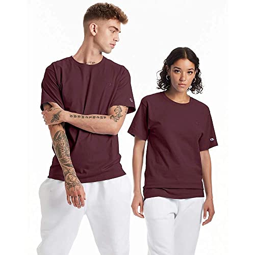 Champion mens Classic Jersey Tee Shirt, Maroon, XX-Large US