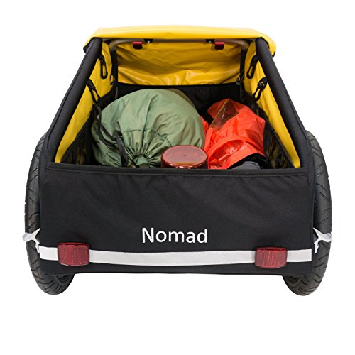 Burley Design Nomad, Aluminum Touring Cargo Bike Trailer , Yellow/Black