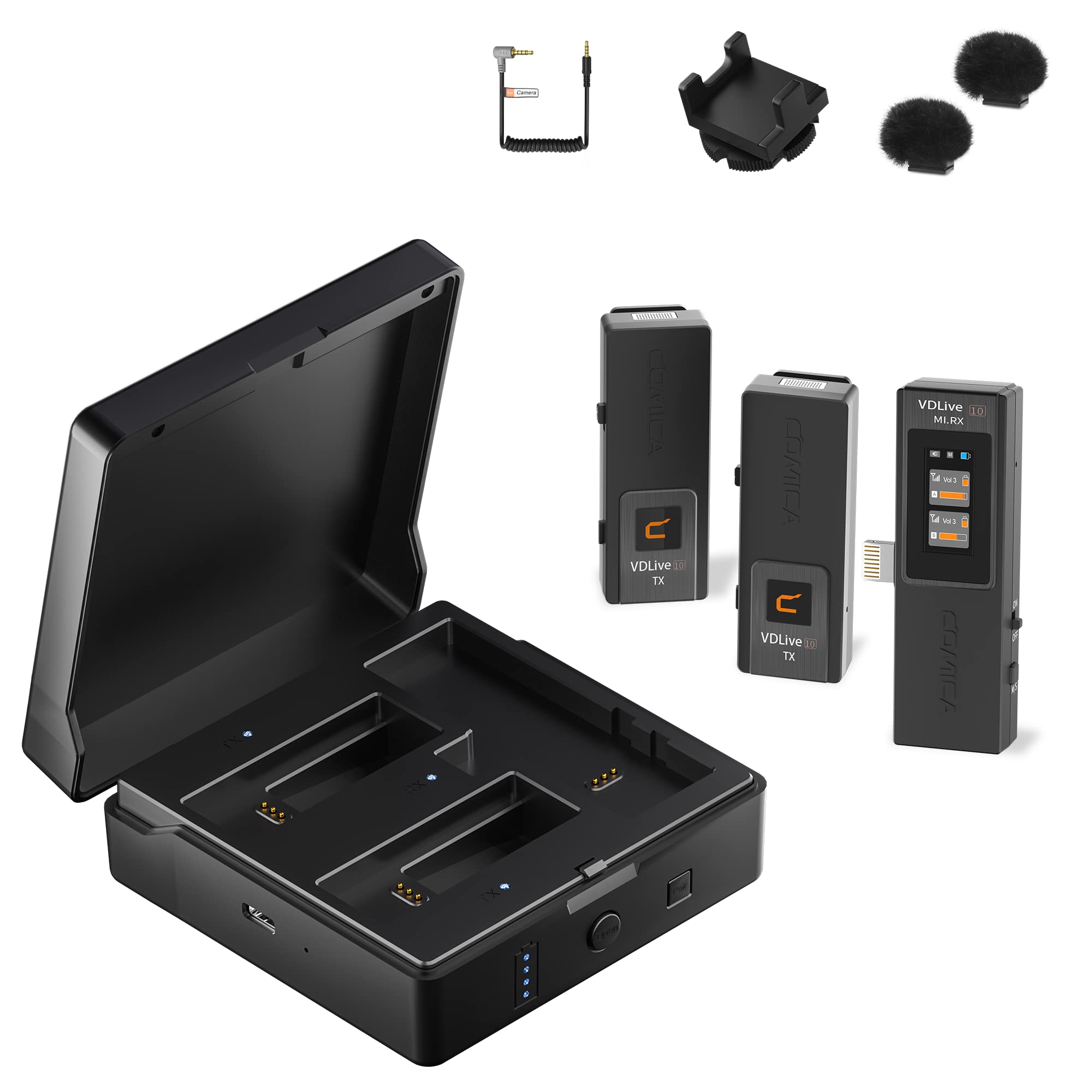 comica VDLive 10 Wireless Lavalier Microphone