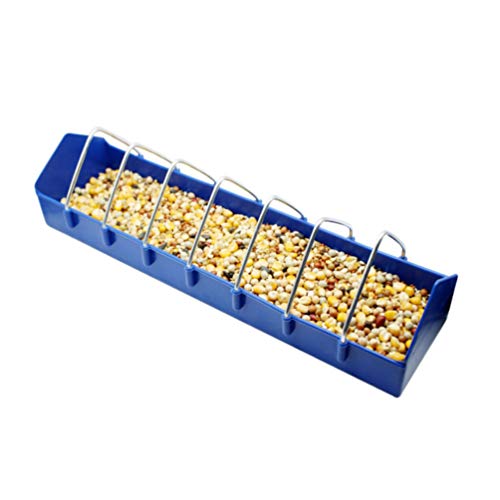 Mipcase Pigeon Feeder Pigeon Feeder- Thicken Plastic Feeding Food Slot, Bird Food Storage Container Bird Supplies for Duck Pigeon Parrots Poultry Chicken
