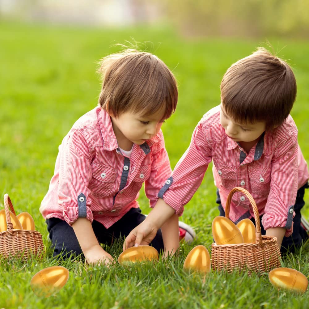 YUJUN 6pc Easter Eggs with Plush Animal Toys, Mini Stuffed Animals for Kids Party Favors, Basket Stuffers & Egg Fillers
