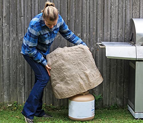 Emsco Group 2181 Large β Lightweight Landscape Rock-Resin, Sandstone