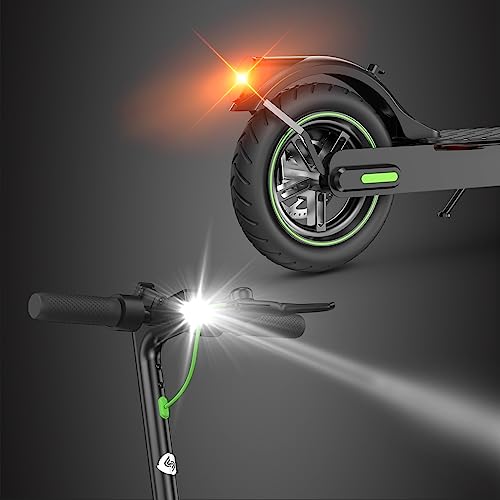 isinwheel S9 Pro Electric Scooter 18 Miles Long Range and 15-18 MPH Portable Folding Commuting E-Scooter for Adults, Dual Brakes & App Support