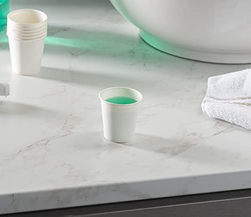 Prestee 1000 Pack 3oz Small Paper Cups - Disposable Paper Cups, Paper Coffee Cups for Espresso Hot Cups, Disposable Mini Bathroom Cups, Disposable Mouthwash Cups, Small Snack Cups for Water Small Cups
