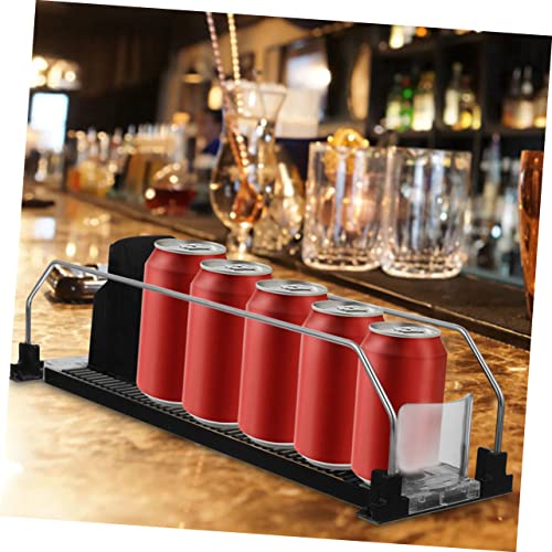 HEMOTON 2pcs Drink Pusher Plastic Organizer Box Bottle Organizer Vending Machin Drinks Organizer for Fridge Vending Machine Glide Fridge Drink Pusher Drink Propeller Tool Beverage Pusher