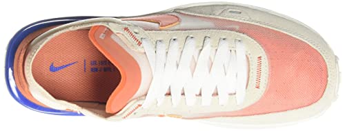 Nike Womens Waffle One Running Trainers DC2533 Sneakers Shoes (UK 7.5 US 10 EU 42, preal White Rush Orange 200)