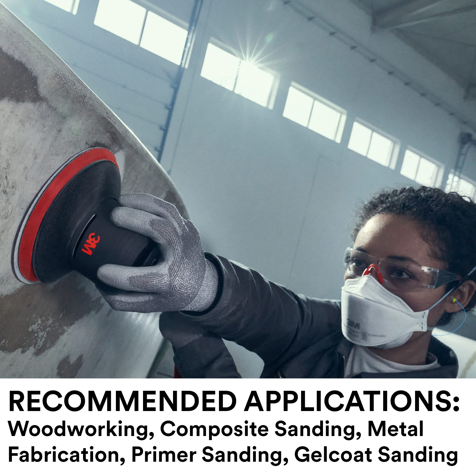 Cubitron Xtract Net Disc 710W, 320+, 6 in, Die 600Z, Pack of 50 Hook and Loop Sanding Discs, Virtually Dust-Free, Premium Option for Metal, Wood, Composites, Stock Removal, and Fine Finishing