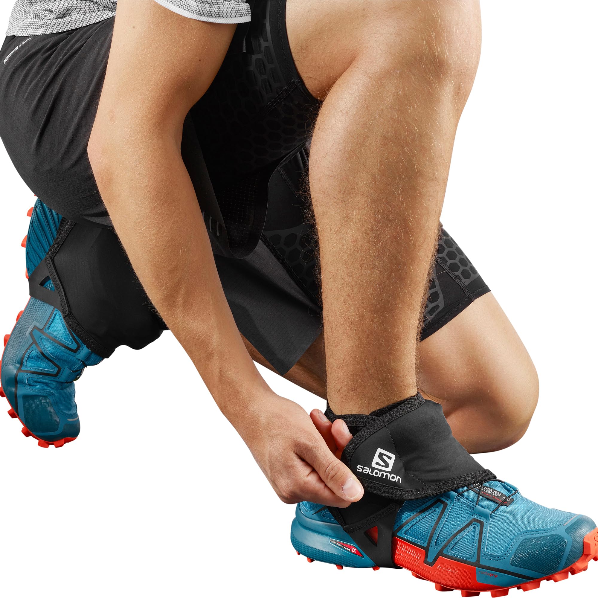 Salomon TRAIL GAITERS LOW Running Gaiters , BLACK, 7.5-9