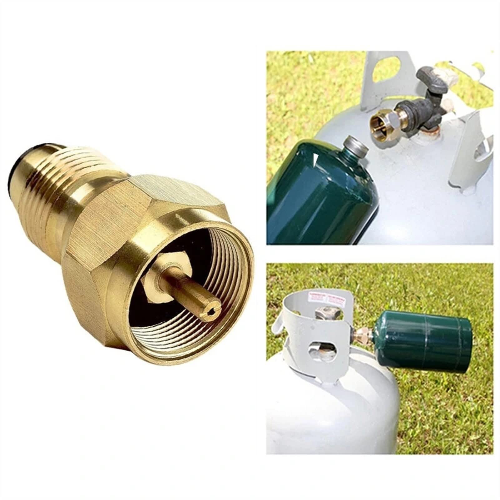 Camping Stove Portable Backpacking Stove Camping Cooking Stove Converter Propane LP Gas Regulator Valve Refill Adapter Cylinder Tank Converter