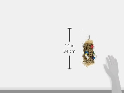 Penn Plax, Bird Life, Natural Weave Kabob Bird Toy, 12"H