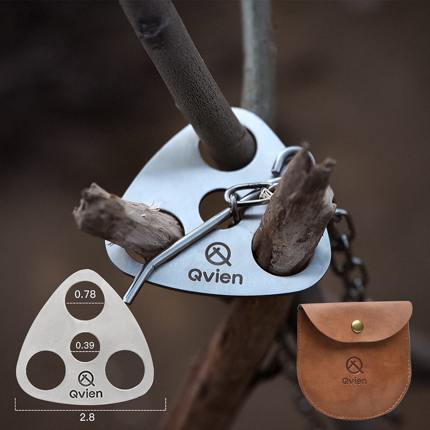 Camping Tripod Board,Portable Campfire Tripod with Adjustable Hang Chain,Camp Tripod Plate Kit for Outdoor Cooking with Storage Bag