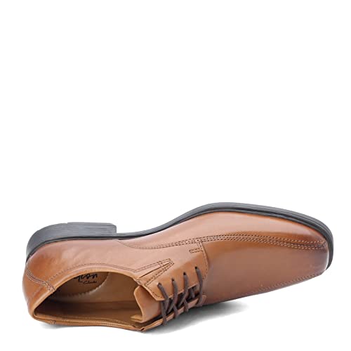 Clarks mens Tilden Walk Oxford, Dark Tan Leather, 12 US