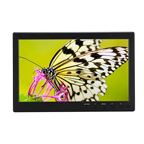 Cryfokt LCD Monitor, Practical 10.1-Inch Widescreen Display, for Desktop Computer (US Plug)