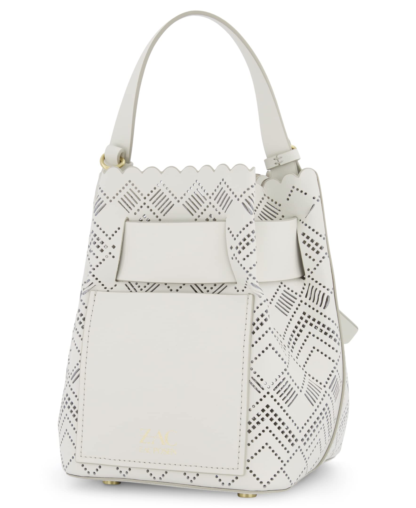 ZAC Zac Posen Brigette Belted Bucket, Dove