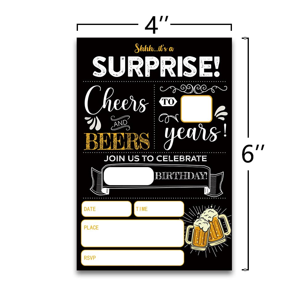 FujLoy Ch*rs And B*rs Birthday Party Invitations, Birthday Invitations, Adult Birthday Invitation.(070)